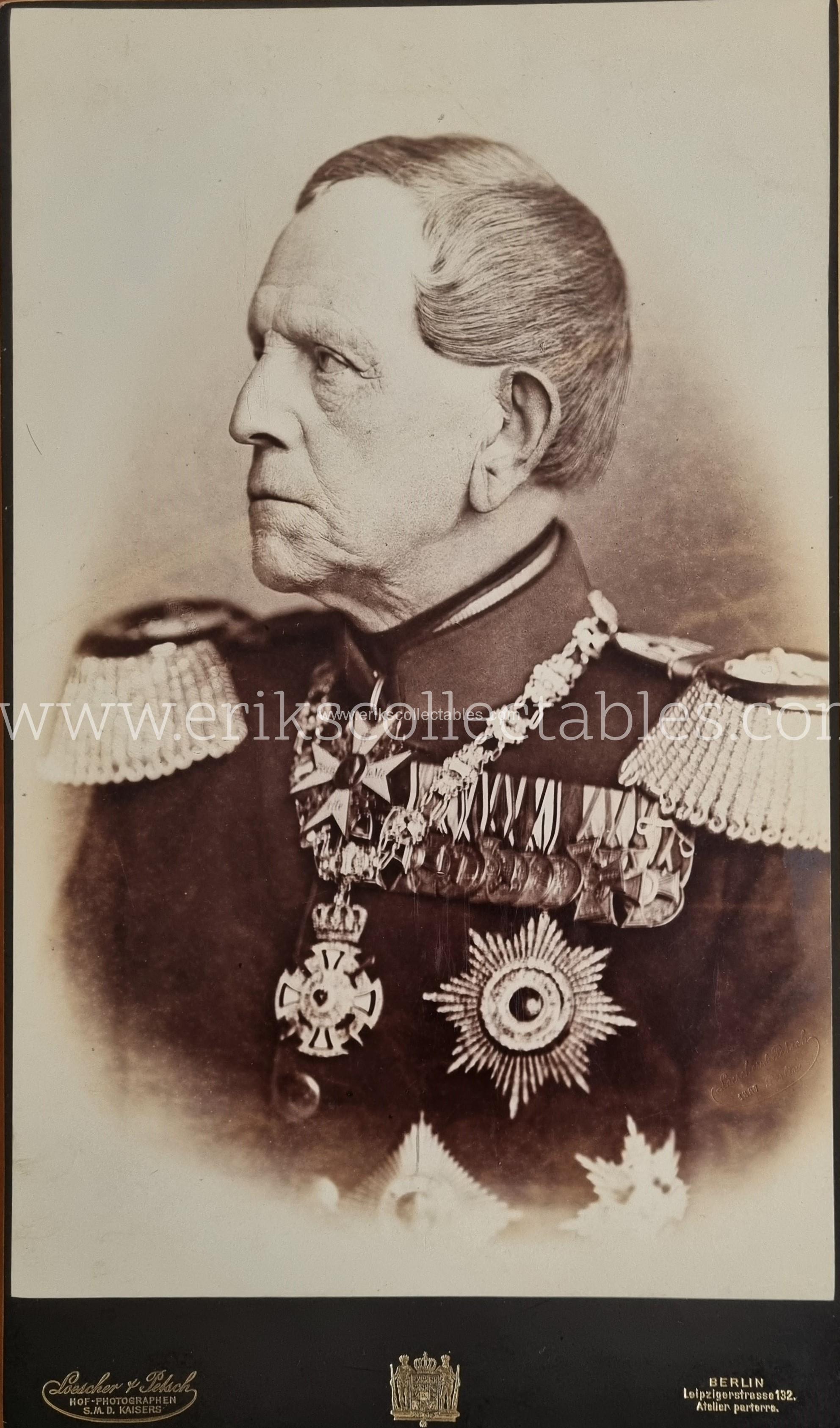 Wilhelm II and Von Moltke the elder, photographs – Pieces of history ...